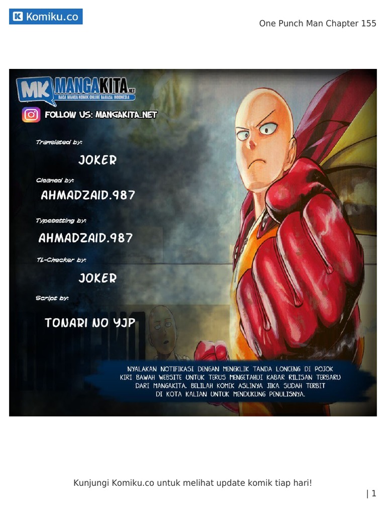 One Punch Man Chapter 155 PDF | PDF