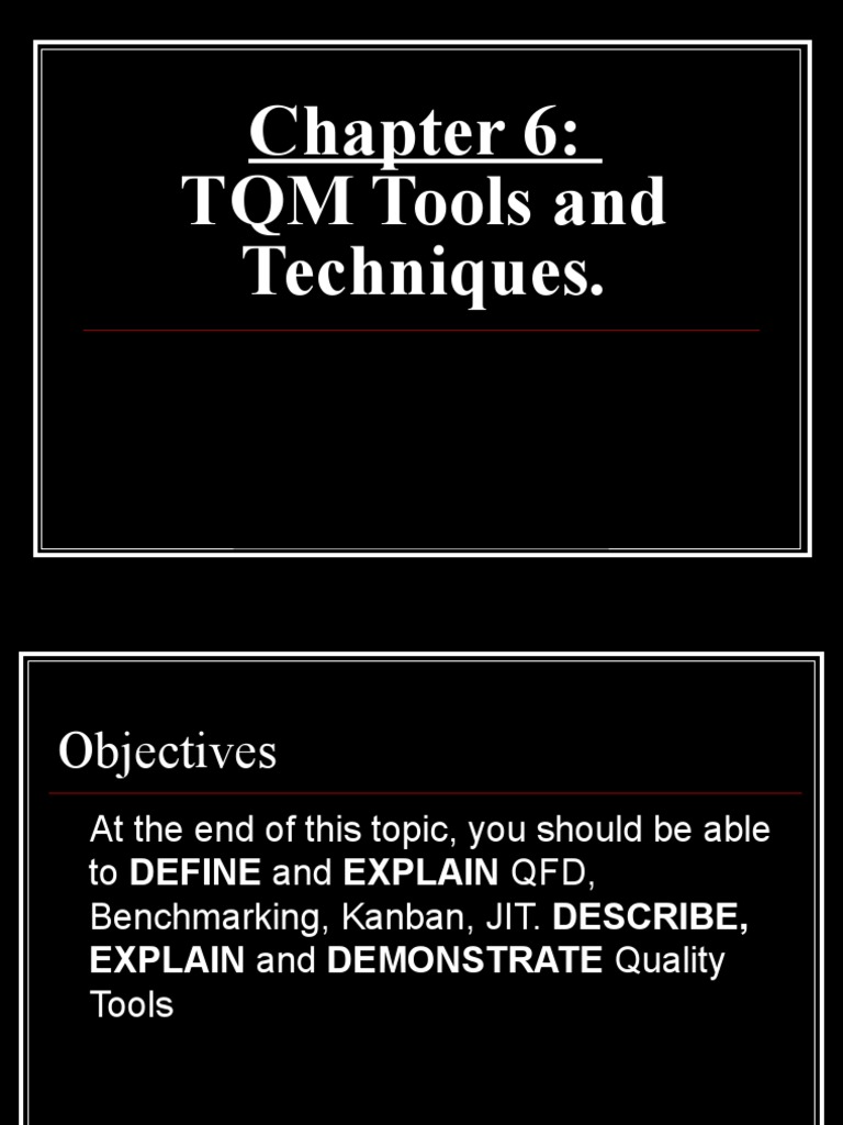 TQM Tools and Techniques | PDF | Histogram | Normal Distribution