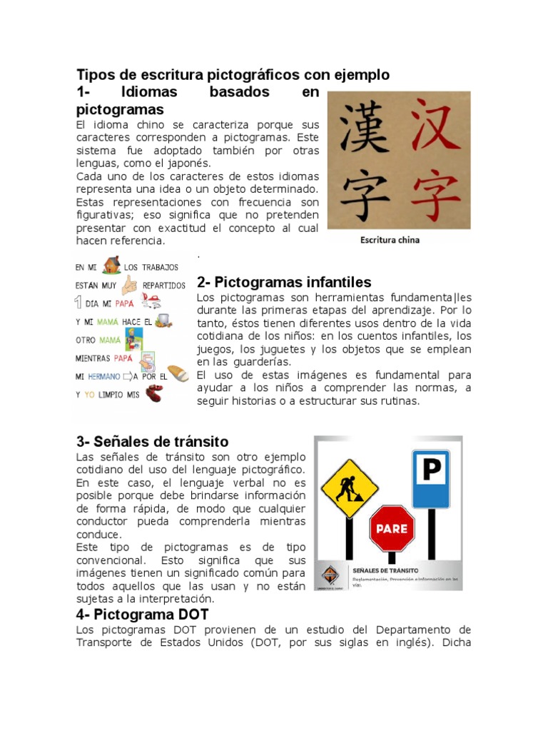 Tipos de Escritura Pictográficos Con Ejemplo | PDF | Civilización maya ...
