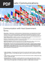 Diplomatic Correspondence: Note Verbale Sample | PDF | Social Science