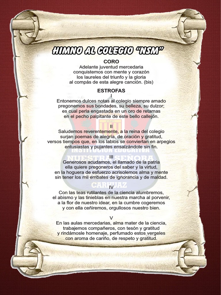 Himno Al Colegio | PDF