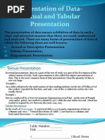 Organizing Data in Tabular Form | PDF