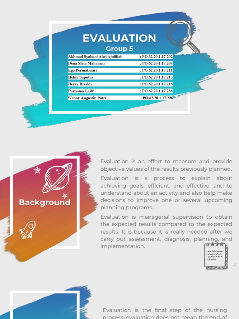 Evaluation of Nursing Process | PDF | Evaluation | Observation