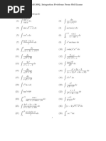 100 Integration Problems | PDF