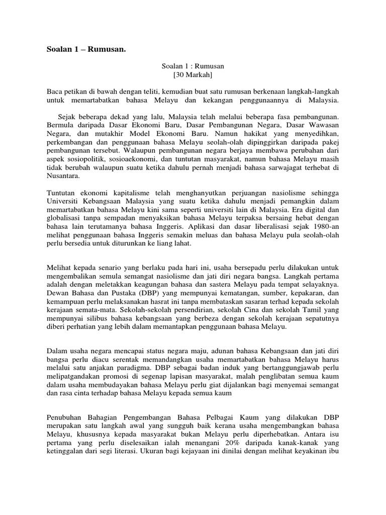 Rumusan | PDF