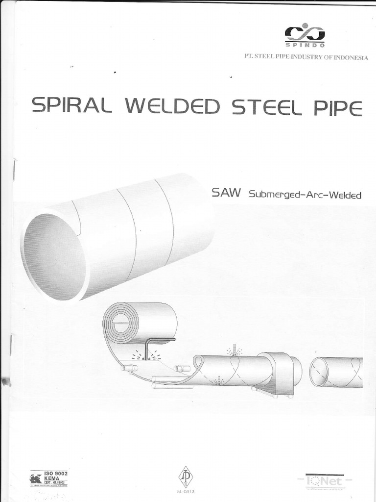 Spiral Welded Steel Pipe | PDF | Tools | Hydraulics
