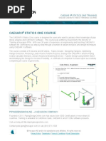 Caesar II Tutorial | PDF | Pipe (Fluid Conveyance) | Structural Analysis