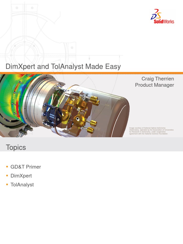 DimXpert and TolAnalyst Made Easy-021808 | PDF | Engineering Tolerance ...