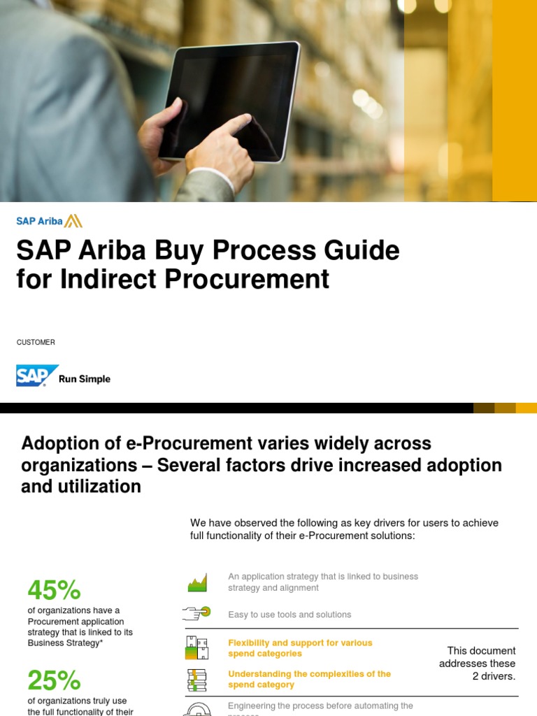 Ariba Procure to Pay Buying Process Guide - 7-13 | Invoice | Procurement