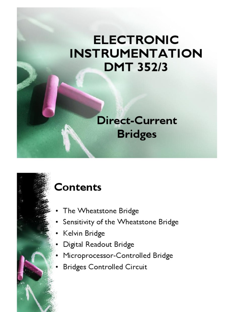 Week 7 - Direct-Current Bridge PDF | PDF | Electrical Network ...