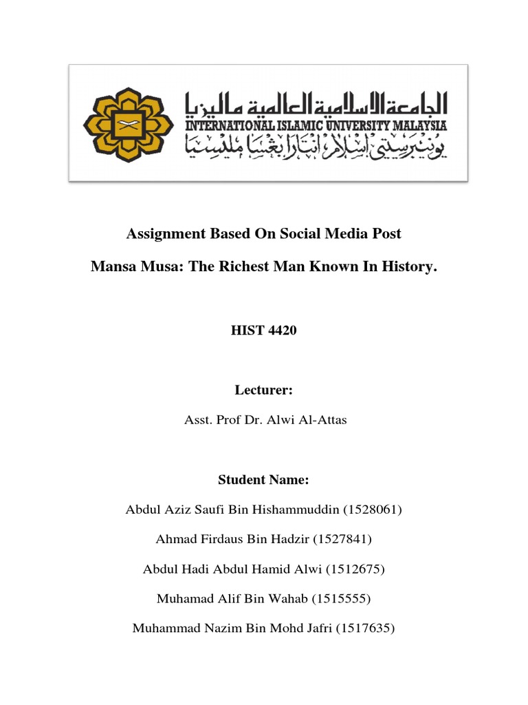 Mansa Musa Summary. | PDF | Abrahamic Religions | Monotheistic Religions
