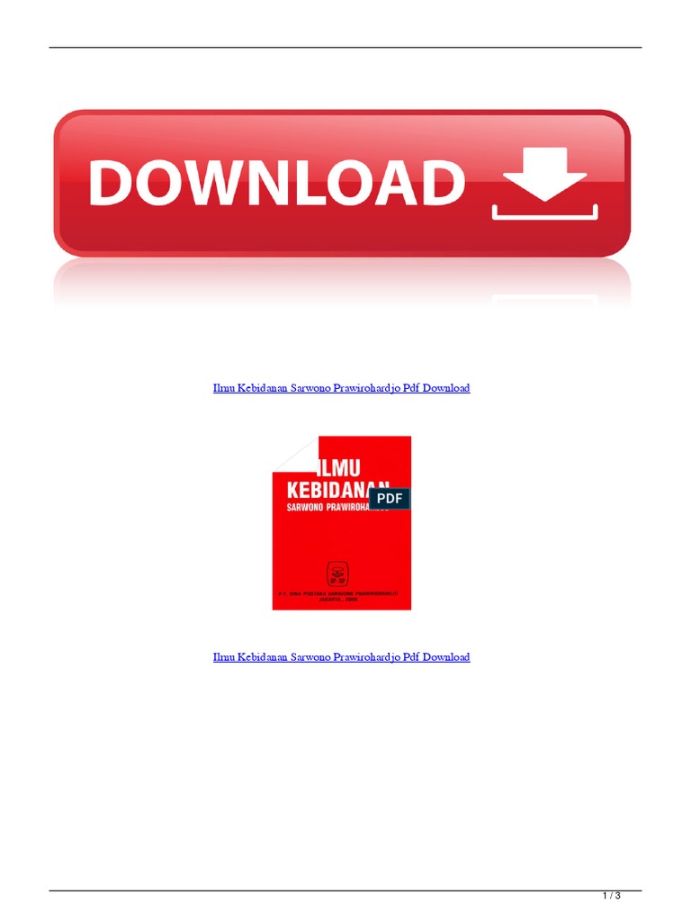 Ilmu Kebidanan Sarwono Prawirohardjo PDF Download PDF | PDF
