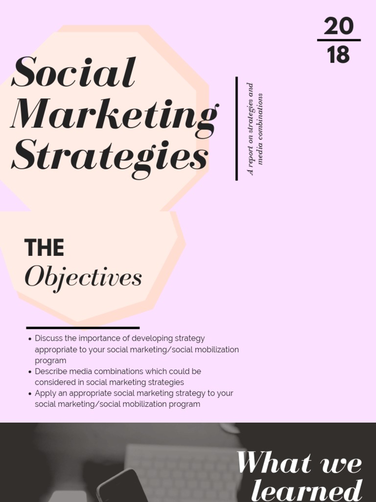 Social Marketing Strategies | PDF | Framing (Social Sciences) | Target ...