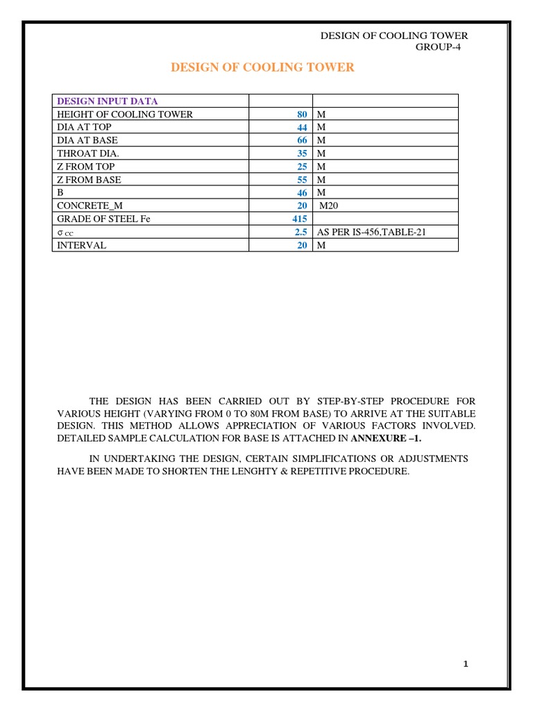 Cooling Tower | PDF | Teaching Mathematics | Nature