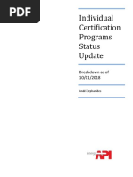 Individual Certification Programs (Icp) Fees: Initial Certification API ...