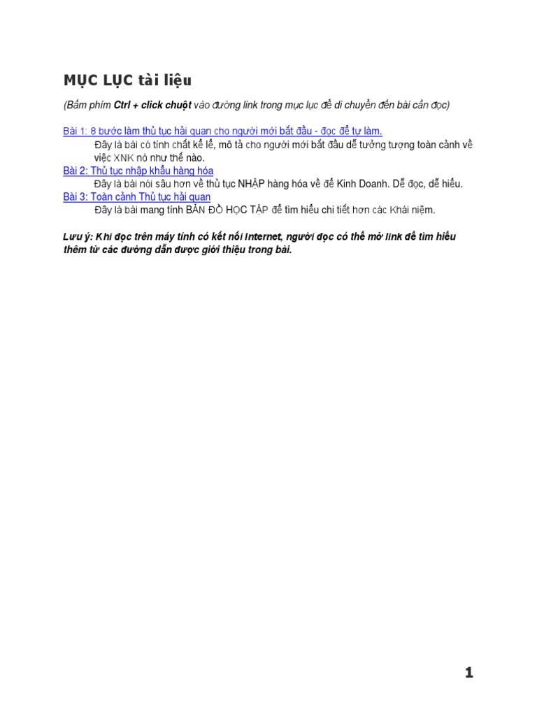 Tat Tan Tat Ve Xuat Nhap Khau | PDF