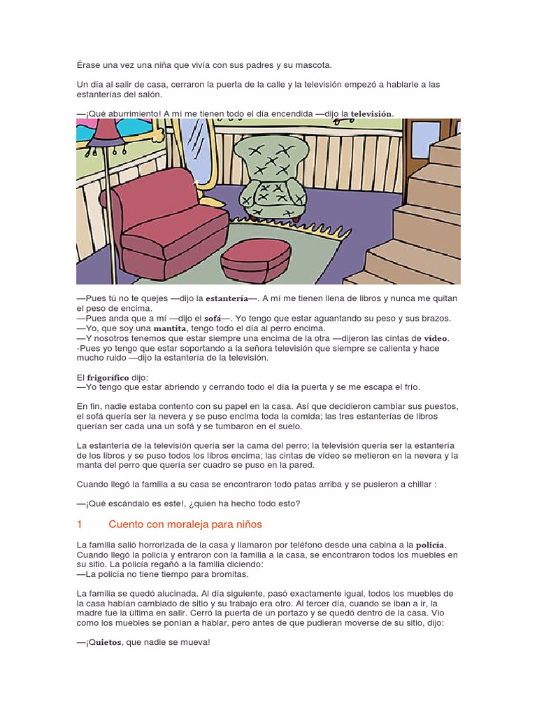 Cuento De Valores Pdf
