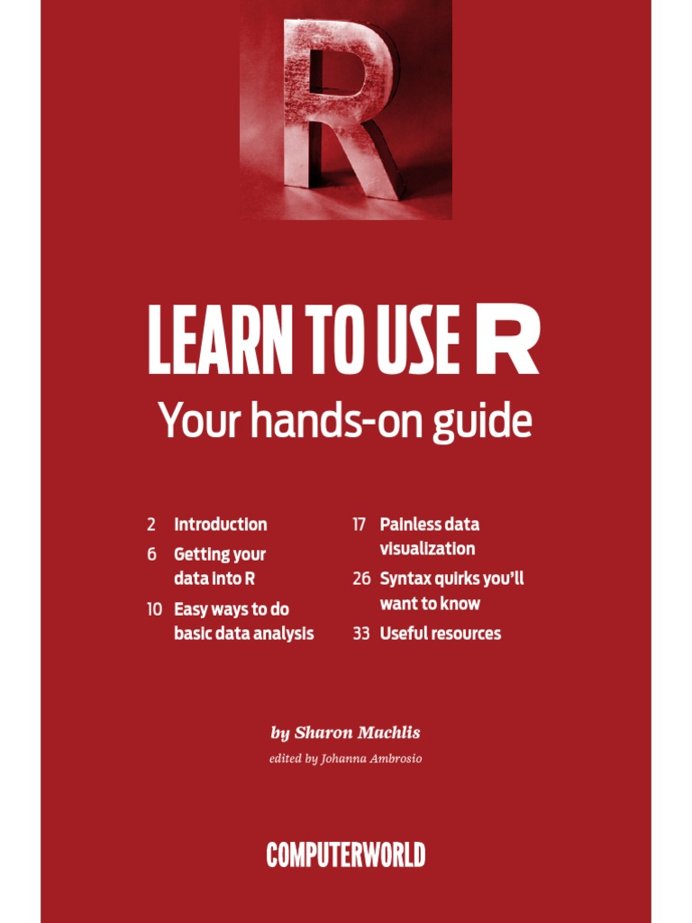 Learn To Use Your Hands On Guide Pdf R Programming Language Command Line Interface