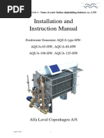 APV Heat Exchanger Manual | PDF | Heat Exchanger | Pipe (Fluid Conveyance)