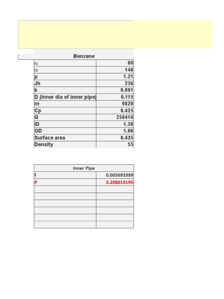 Double Pipe HE | PDF | Nature | Continuum Mechanics