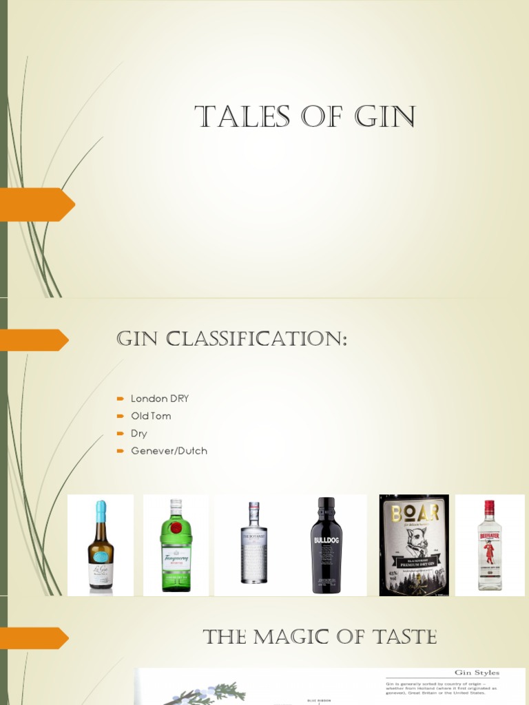 Tales of Gin | PDF | Gin | Alcoholic Drinks