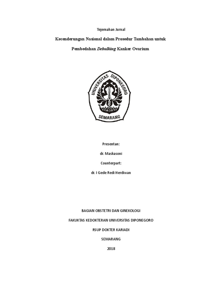Cover Jurnal Gaby | PDF