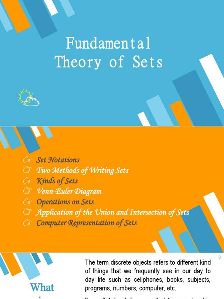 Fundamental Theory of Sets | PDF | Empty Set | Subset