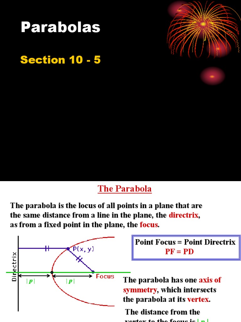 Parabola 10-5 Rev | PDF | Cartesian Coordinate System | Algebraic Geometry