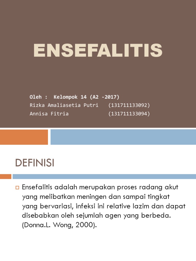 Ensefalitis | PDF