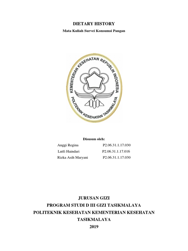 Dietary History | PDF