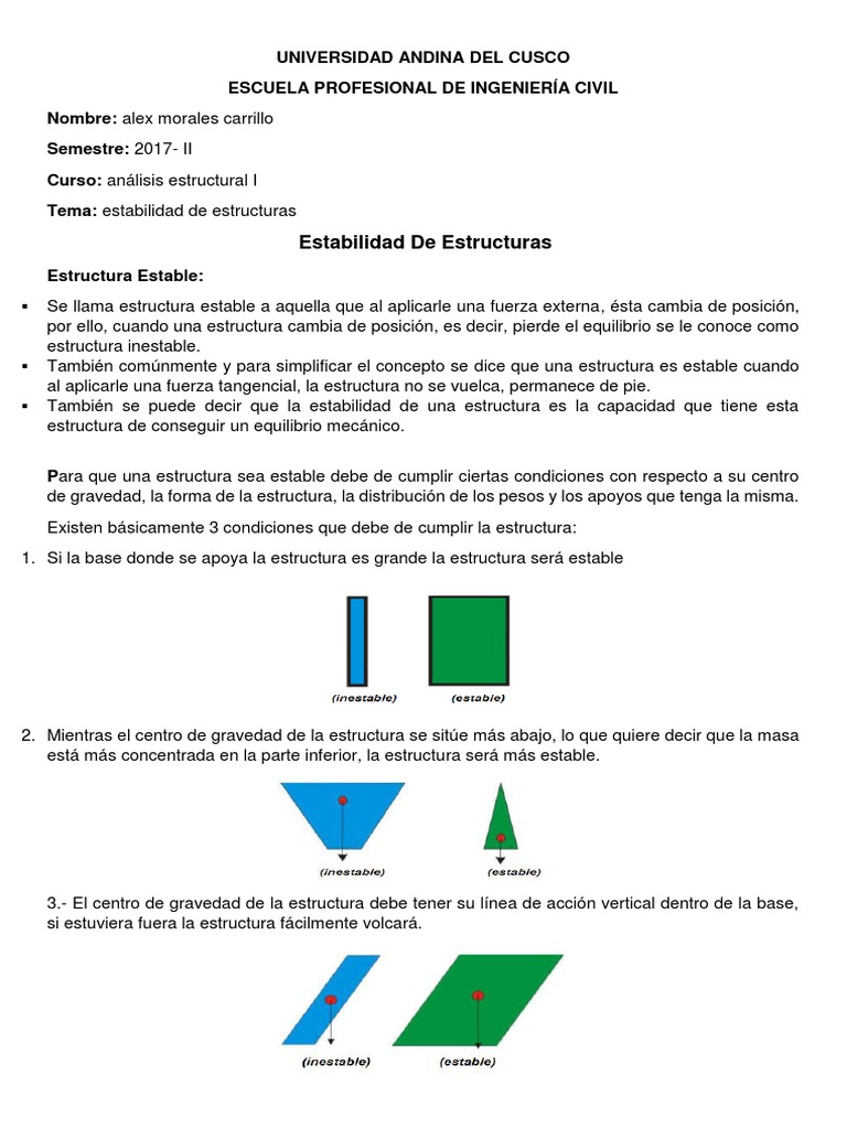 Estabilidad Estructural en Ingeniería | PDF | Pandeo | Rigidez