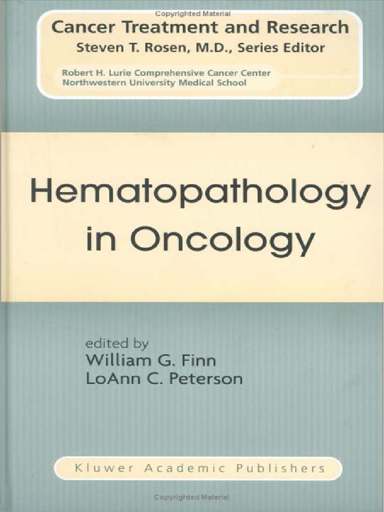 Hematopathology in Oncology PDF | PDF | B Cell | Leukemia