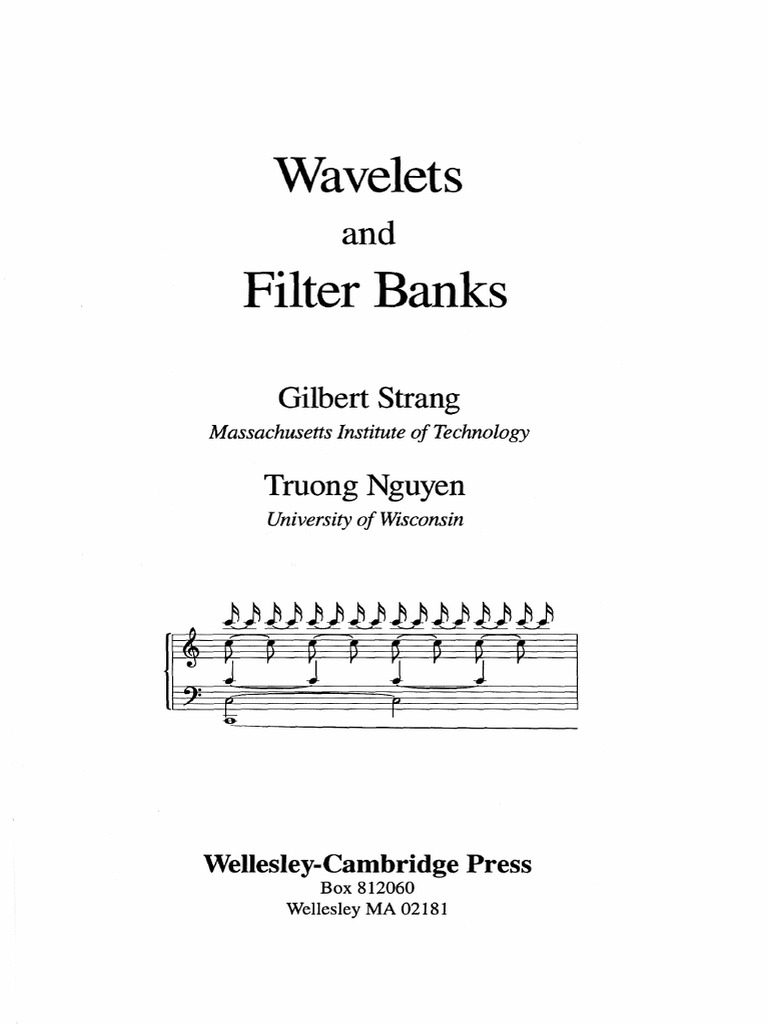 Wavelets and Filter Banks | PDF | Wavelet | Multidimensional Signal Processing