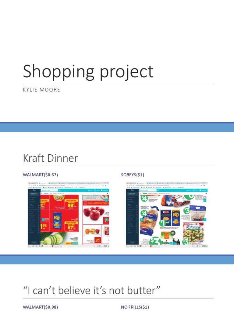 Shopping Project | PDF
