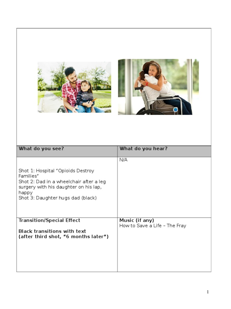 Psa Storyboard | PDF