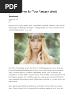 Valyrian Names-WPS Office | PDF | High Fantasy | Fantasy Worlds