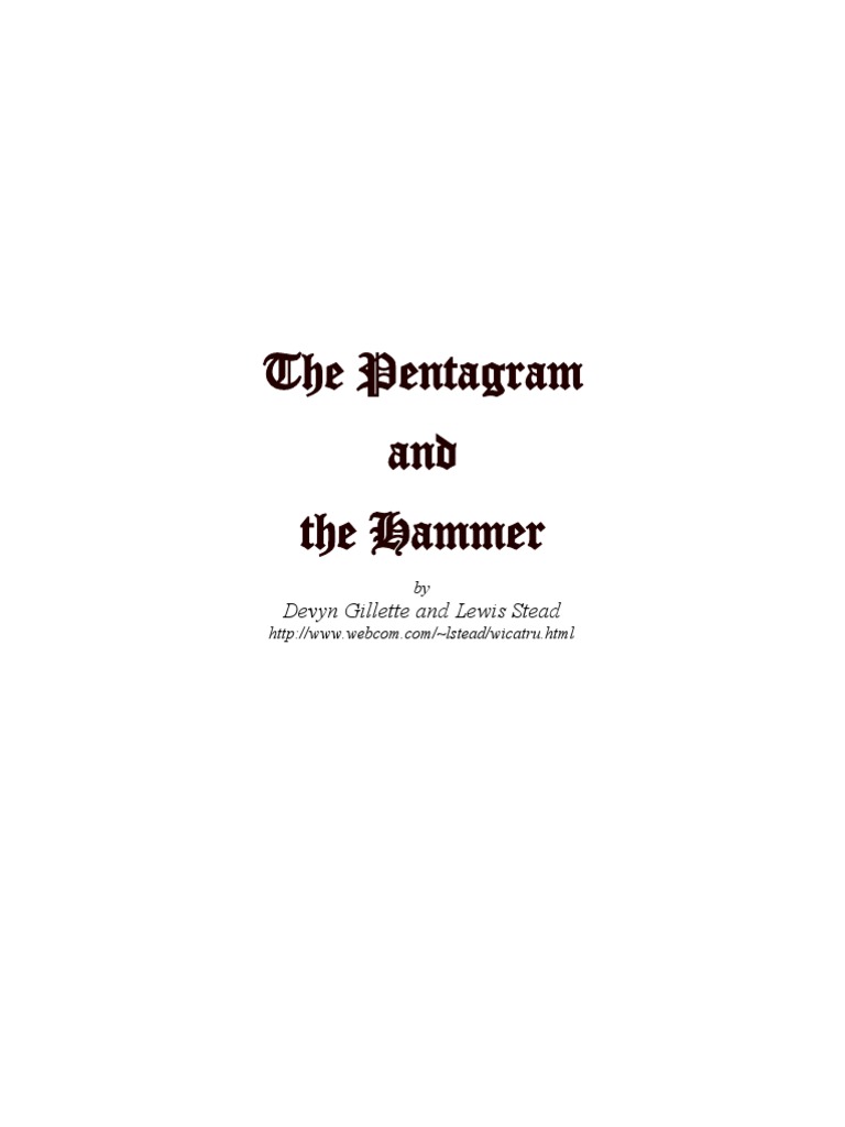 Pentagram and The Hammer | PDF | Wicca | Heathenry (New Religious Movement)