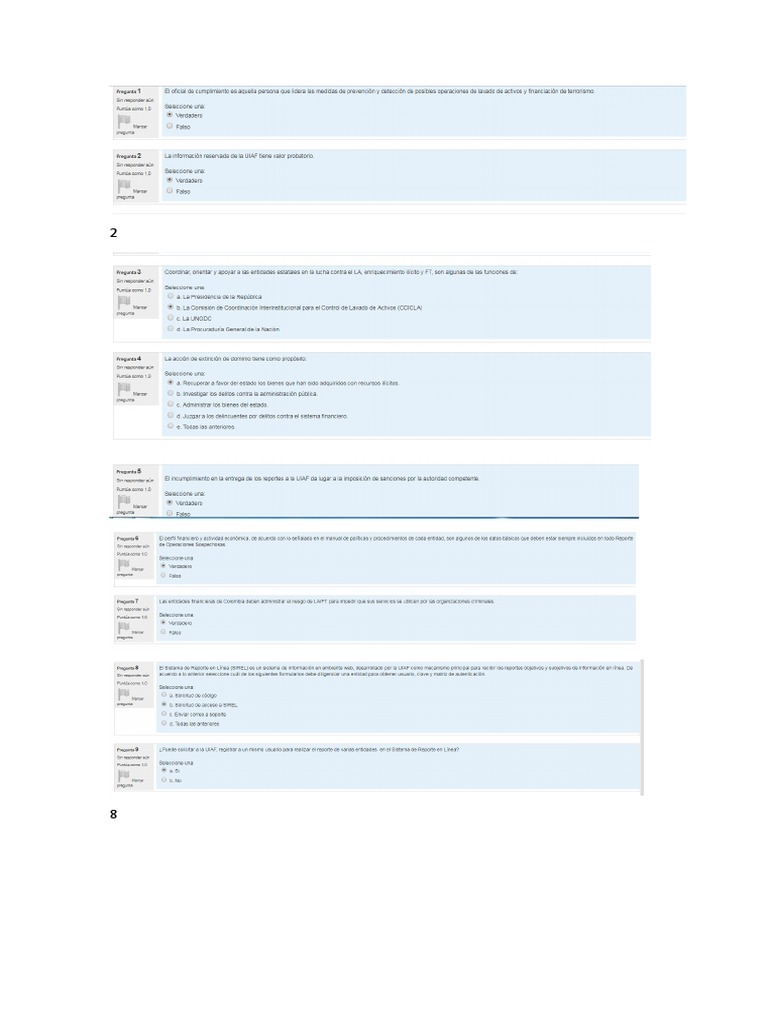 Uiaf Preguntas y Respuestas | PDF