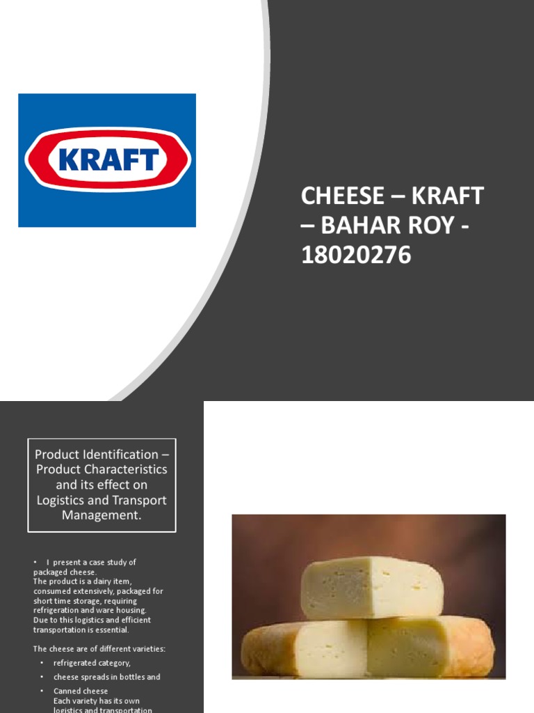 Supply Chain - Kraft Cheese | PDF | Logistics | Transport