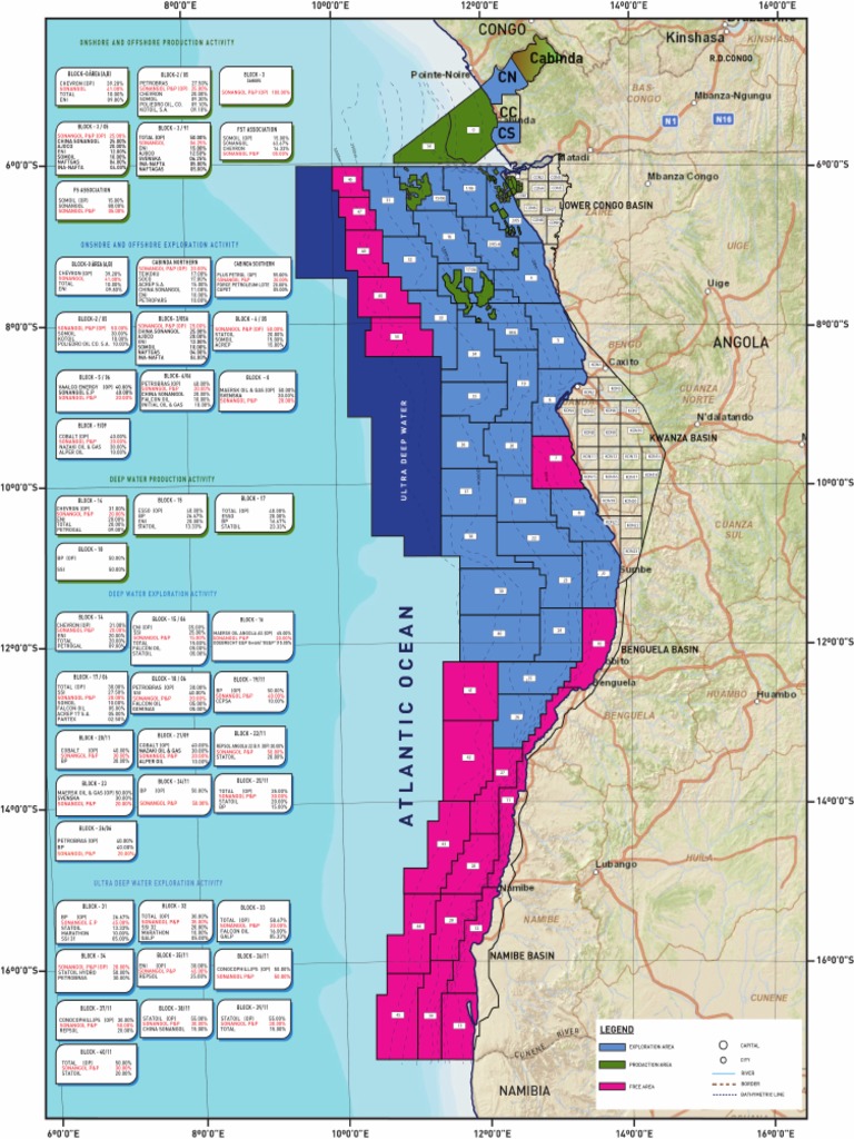 Angola, Offshore Concessions | PDF