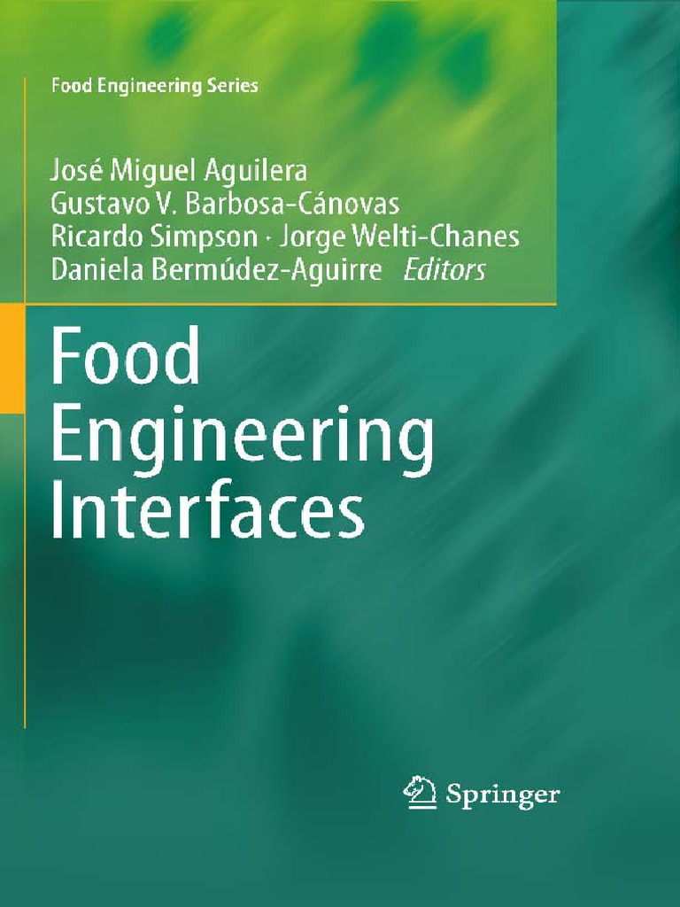 AGUILERA y Col - Food Engineering Interfaces PDF | PDF | Mathematical ...