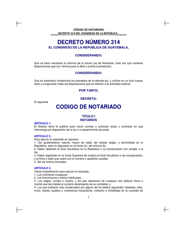 Código de Notariado | Descargar gratis PDF | Voluntad y testamento ...