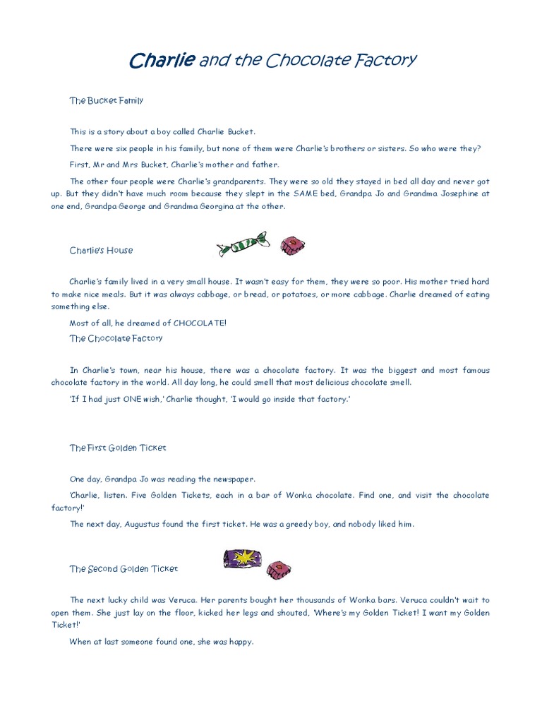 Charlie's Golden Ticket Adventure | PDF