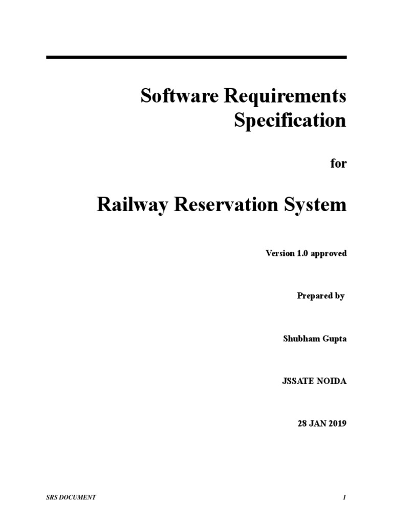 Srs | PDF | Microsoft Windows | Operating System