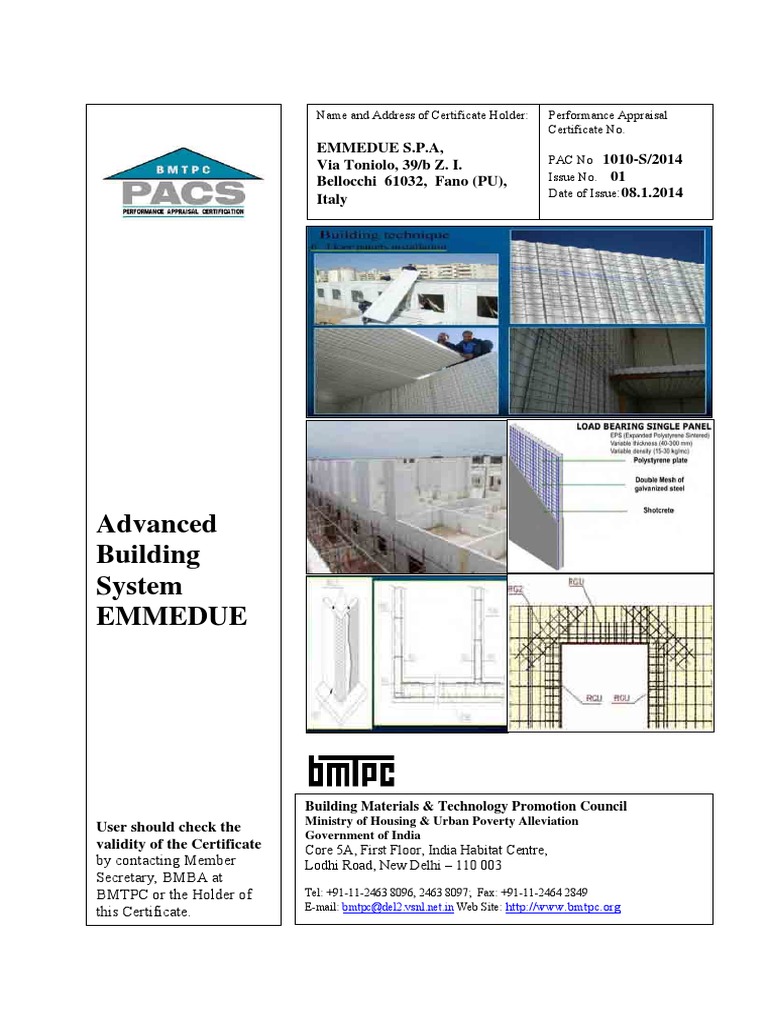 Emmedue m2 Styrofoam Building System - 26 - Pac-Emmedue | PDF | Wall ...