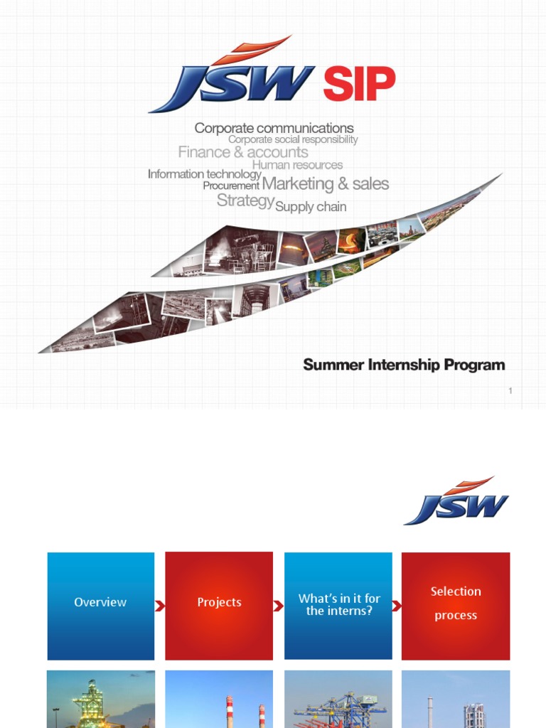 JSW Summer Internship | PDF | Marketing Strategy | Strategic Management