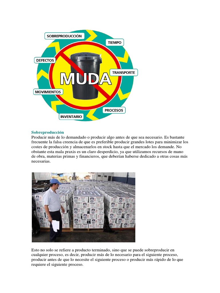 Las 7 Mudas | PDF | Inventario | Transporte