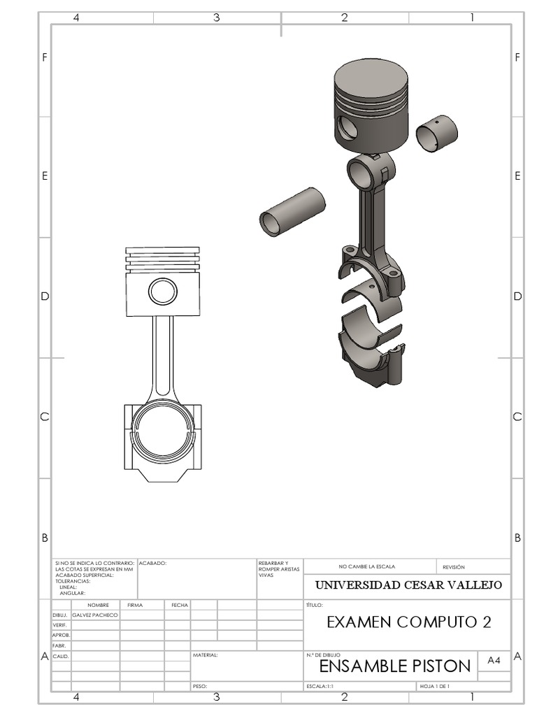 Piston Vista Explosionada | PDF