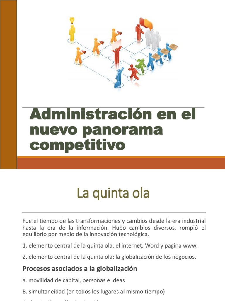 Administración en El Nuevo Panorama Competitivo - Introduccion | PDF ...