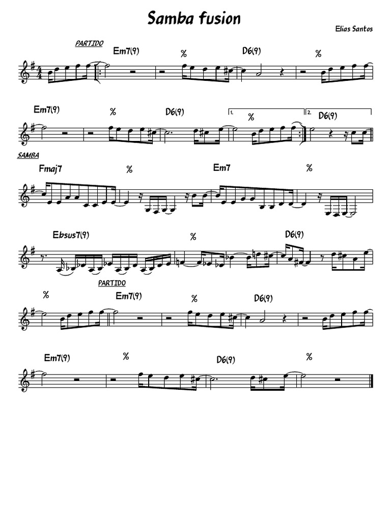 Samba Fusion: Partido | PDF